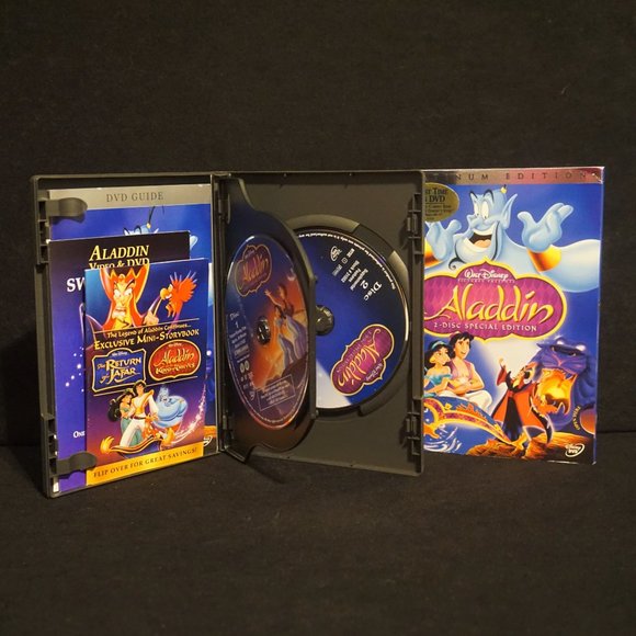 Disney | Media | Disney Aladdin 2 Disc Special Edition Dvd Platinum ...